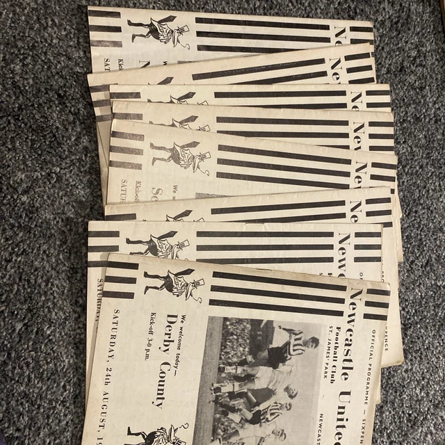 OLD NEWCASTLE UNITED Programmes ( 70 all together) £20.00 - PicClick UK
