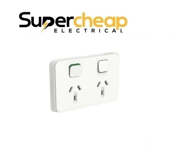 SPECIAL CLIPSAL ICONIC Vivid White Double Power Point PowerPoint GPO ...