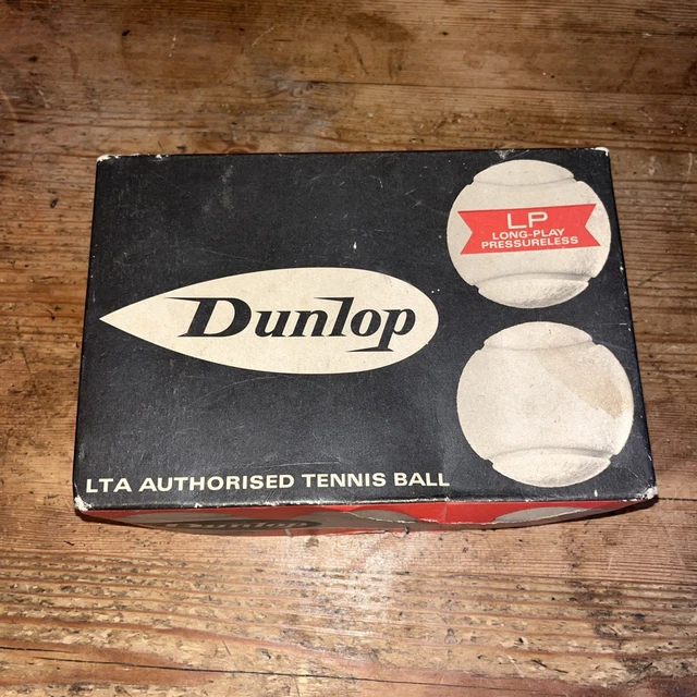 VINTAGE EMPTY BOX for Dunlop Fort 1954 LTA Official Tennis Balls £10.78 ...