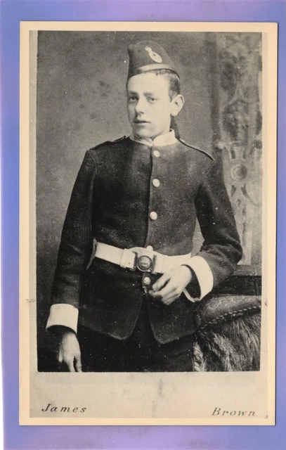 PRE WW1 WAR Era Regiment Clues On Rear British Soldier Army Military Rp ...