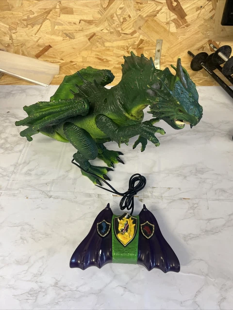 JASMAN MIGHTY MEGASAUR Dragon Walking Roaring Moving Very Rare Vintage ...