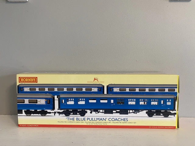 HORNBY - 'THE Blue Pullman' Coach Pack - R4310 - 00 Scale - Mint in ...