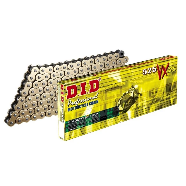 DID GOLD X-RING Chain For Suzuki DR650 SES SET SEV 2004 525VX GB x 110 ...