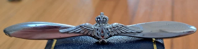 VINTAGE 1940'S WW2 RAF Pilot Wings Sweetheart Propeller Brooch WWII ...