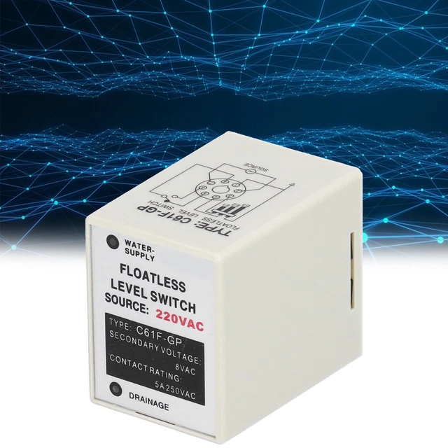 BERM FLOATLESS LEVEL Relay Liquid Switch Controller Electrical ...