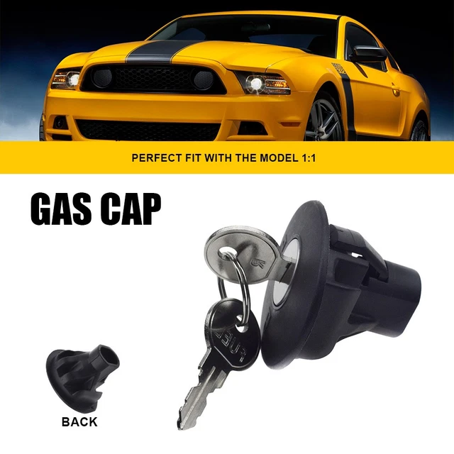 FOR FORD ESCAPE F150 Focus Mustang Locking Gas Fuel Cover Cap Tank Plug ...