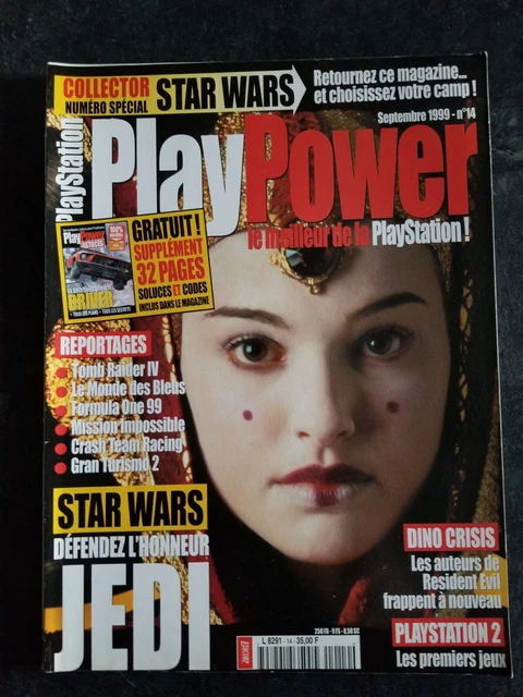 MAGAZINE PLAYSTATION - PS2 - PLAYPOWER n°14 - Septembre 1999 - Star Wars - Jedi EUR 5,00 ...