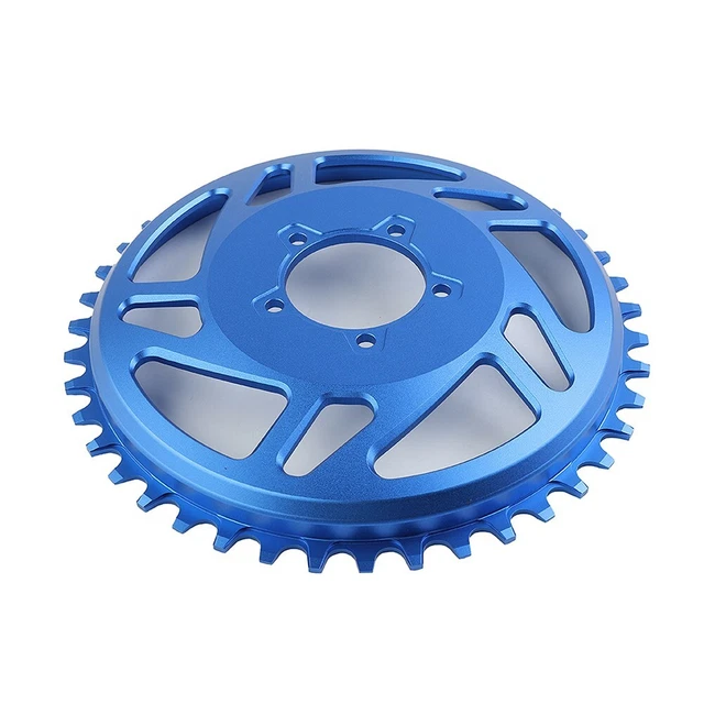 ENHANCE PERFORMANCE WITH Ebike 42T Chainring Offset Correction Blue/Red ...