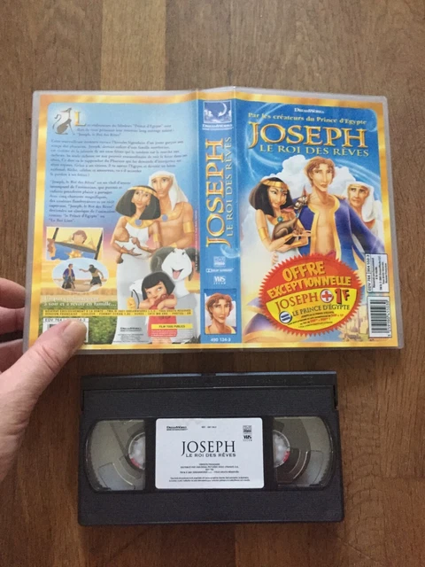 CASSETTE VIDEO VHS DESSIN ANIME JOSEPH LE ROI DES REVES dreamworks 1 ...