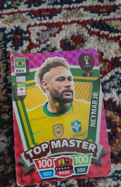NEYMAR JR PANINI Adrenalyn XL World Cup Qatar 2022 Top Master No 3 New ...