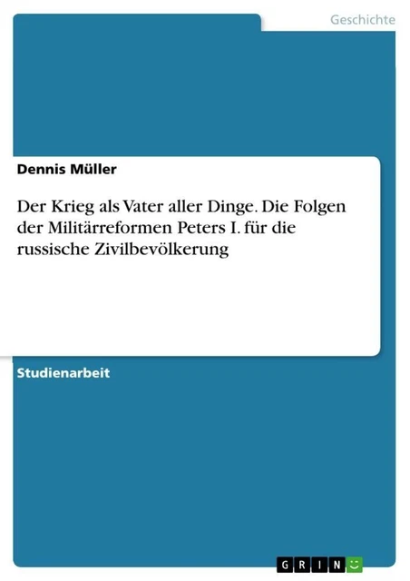 DENNIS MÜLLER | Der Krieg als Vater aller Dinge. Die Folgen der... EUR 15,95 - PicClick DE