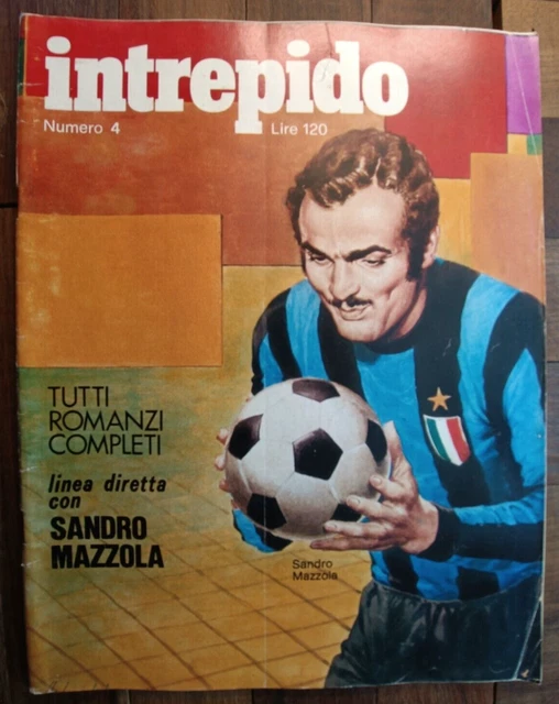 SANDRO MAZZOLA DA INTREPIDO anni 70 ROTOCALCO SPORTIVO-13372/38 BIS EUR ...