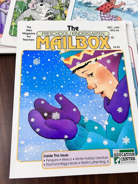 THE MAILBOX IDEA Magazine for Teachers Preschool Kinder 7 Issues 1993/ ...