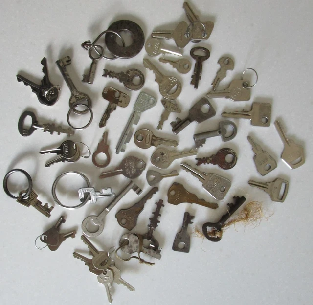 ALTE SCHLÜSSEL VERSCHIEDENE Modelle Konvolut Zacken Bart Safe Sicherheit Schloss EUR 25,00 ...