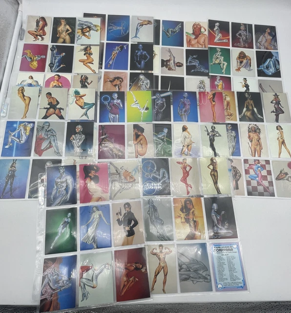 1993 Sexy Robots And Pinups By Hajime Sorayama Complete Trading Card