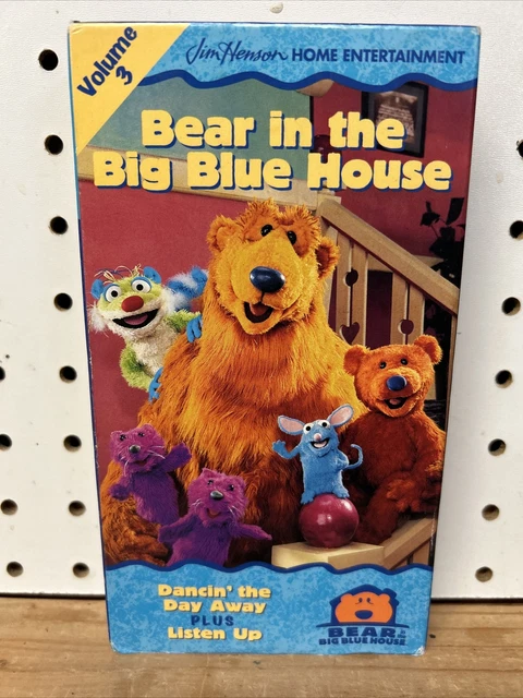 BEAR IN THE big blue house VHS Volume 3 Jim Henson Home Entertainment £ ...