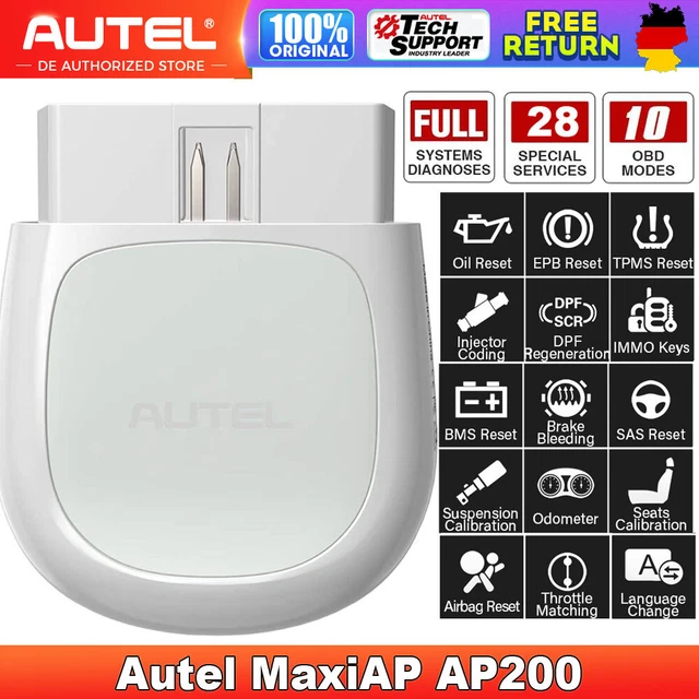 2026 AUTEL MAXIAP AP200 Pro KFZ Diagnosegerät Auto OBD2 Scanner ALL ...