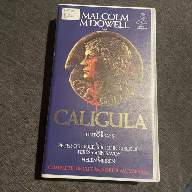 CALIGULA VHS VIDEO Complete, Uncut And Original Version With Dutch ...