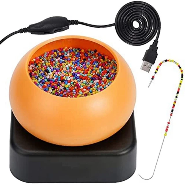 ELBEAD LOADER, BEAD Loader Bowl with Electric Base, Needles for DIY ...