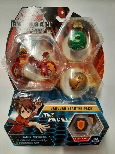 BAKUGAN BATTLE BRAWLERS - Pack De Démarrage - PYRUS MANTANOID EUR 16,52 ...