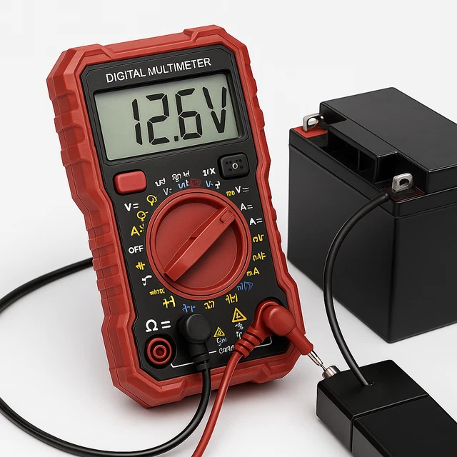 MULTIMETRO DIGITALE TESTER Professionale Volt Ampere Ohm Lcd Digital ...