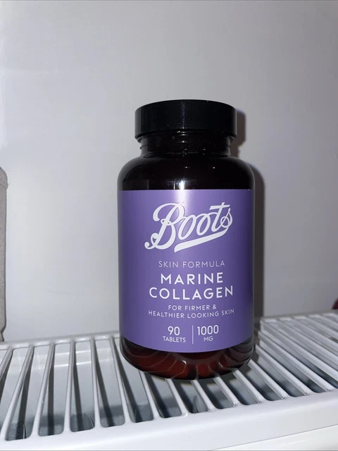 BOOTS SKIN FORMULA Marine Collagen 90 Tablets 1000mg Dosage £11.12 ...
