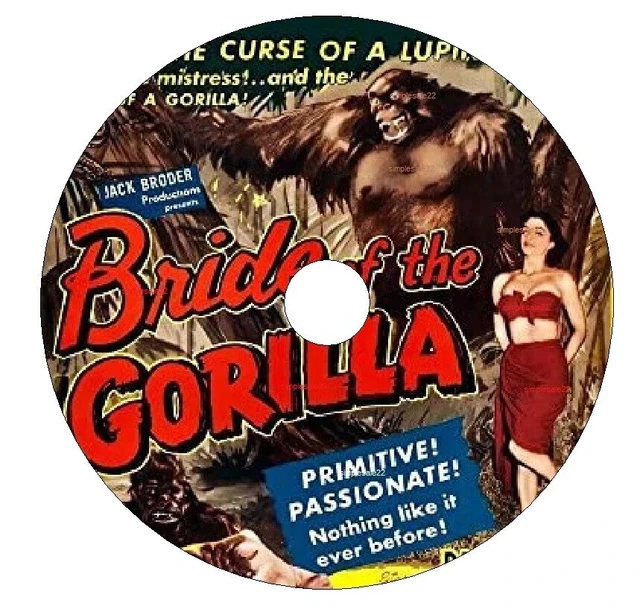 BRIDE OF THE Gorilla 1951 Horror Movie on DVD Barbara Payton, Lon ...