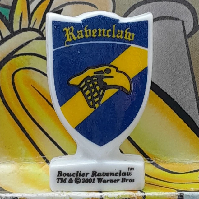 FÈVE EN PORCELAINE Bouclier Ravenclaw Harry Potter 2001 Porcelain bean ...