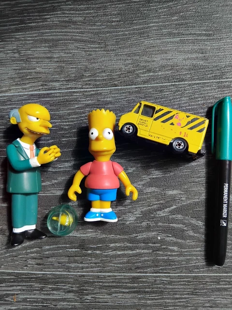 THE SIMPSONS HOT Wheels Homer Van, Bart Simpson Mr Burns, 3 Eye Fish £ ...