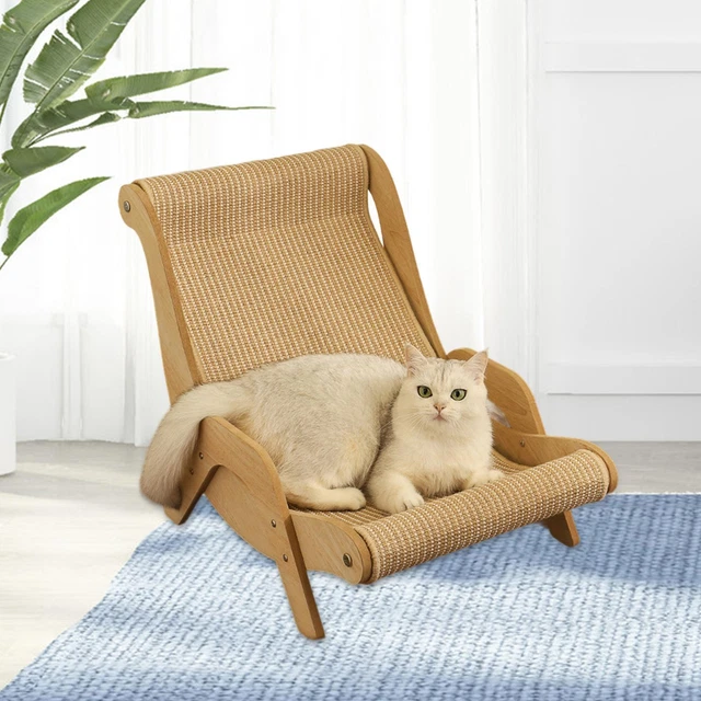 CHAISE LONGUE POUR chat Chaise de plage Hamac pour chat pour chiot ...