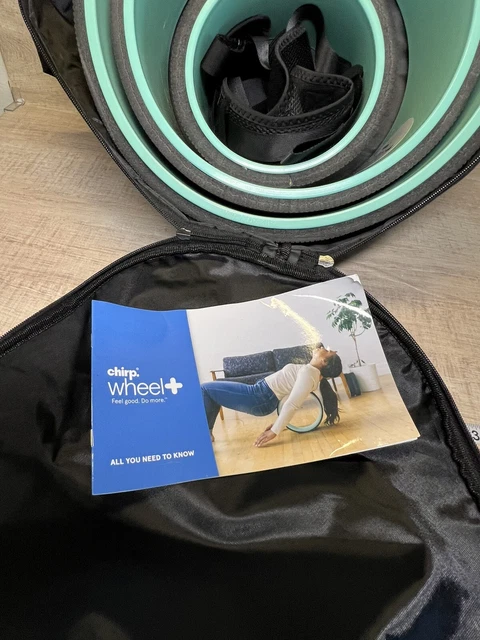 CHIRP PLEXUS WHEEL Set Of 3 Stretch Yoga Rollers 12" 10" 6" W/Upper ...