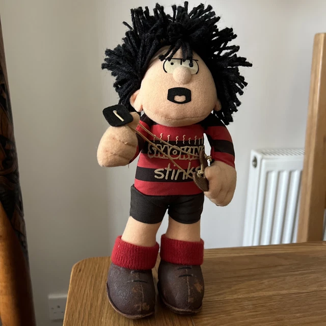 DENNIS THE MENACE 1980s Plush Toy Vintage Playing With Catapult £11.12 ...