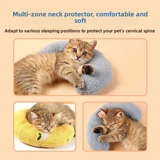 MOON QUESTION MARK Shape Pet Cat Plush Toy Pillow With Soft Cotton ...