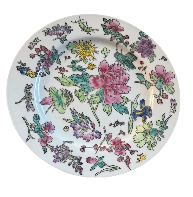 VINTAGE CHINESE PORCELAIN Famille Rose Hand Painted Plate £25.00 ...