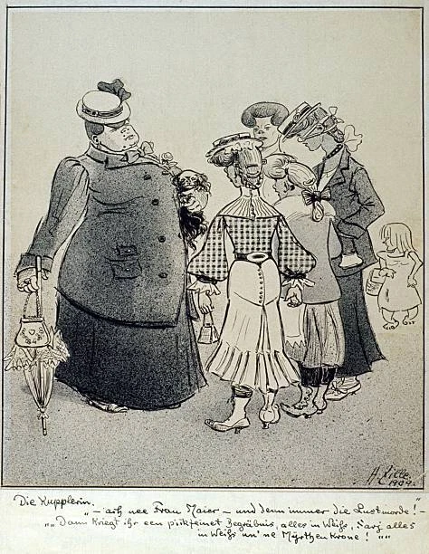 HEINRICH ZILLE PAINTER Germany artwork 'The bawd' 1909 Historic Old ...