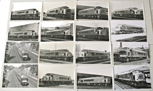 28 PHOTO PRINTS of BR Class 45 & 46 diesel locos inc nameplates on ...