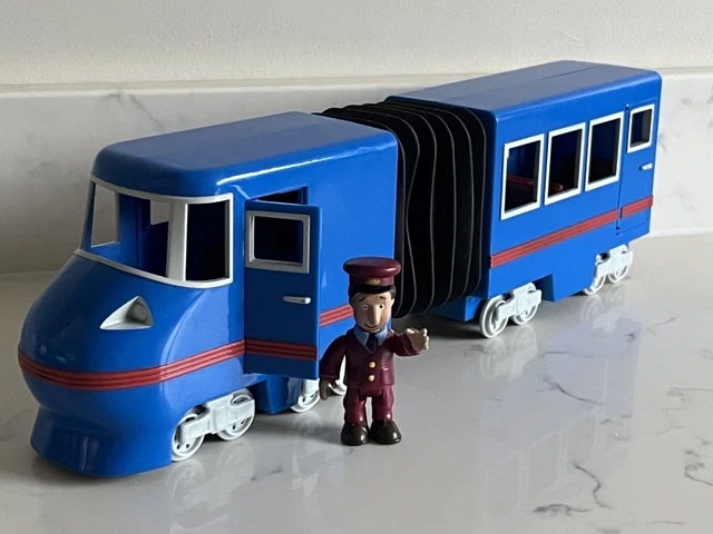 POSTMAN PAT RARE Pencaster Flyer Push Along SDS Train With AJ Ajay ...