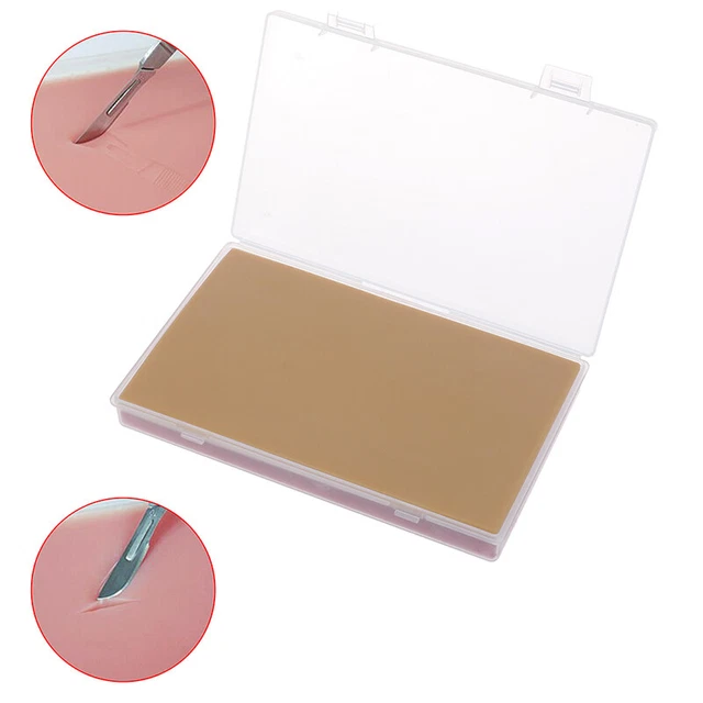 DIY SILICONE SUTURE Practice Skin Stitches Model Surgical Incision ...