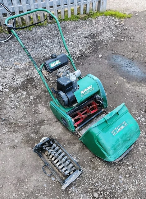 QUALCAST CLASSIC 35S lawn mower with Scarifier attachment £20.00 ...