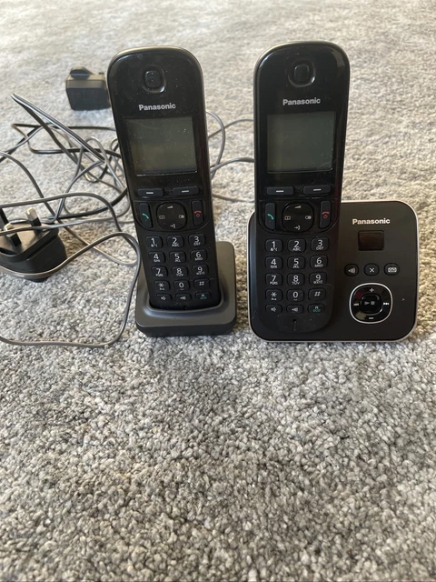 PANASONIC HOME 2 Phones With Answerphone £5.50 - PicClick UK