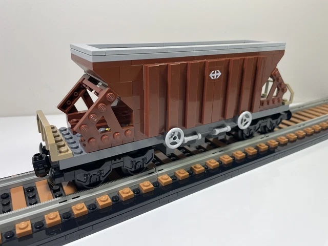 LEGO MOC COAL Wagon Train Carriage 12V 9V Town City Trains $119.95 ...