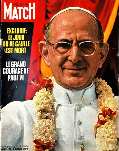 PARIS MATCH N°1127 - 12 Décembre 1970 EUR 16,00 - PicClick FR