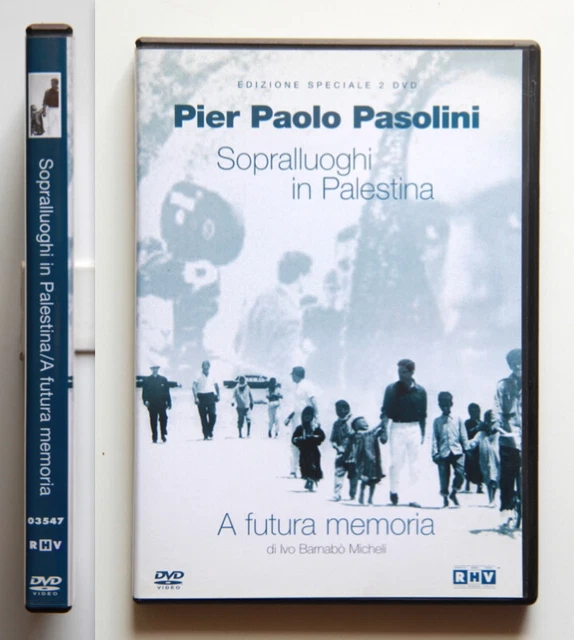 PIER PAOLO PASOLINI Sopralluoghi in Palestina A futura memoria 2 DVD ed speciale EUR 35,00 ...