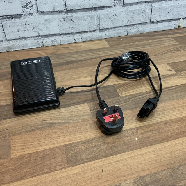 FDM KD-2902 ELECTRONIC Sewing Machine Foot Pedal Grey Genuine Tested ...