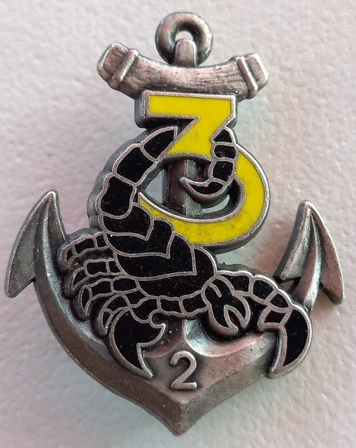INSIGNE 2° RÉGIMENT d'Infanterie de Marine, 3° Compagnie EUR 7,00 - PicClick FR