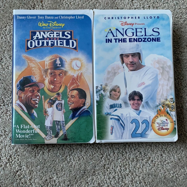 LOT RARE DE films à clapet Disney Angels in the Outfield & Endzone VHS ...