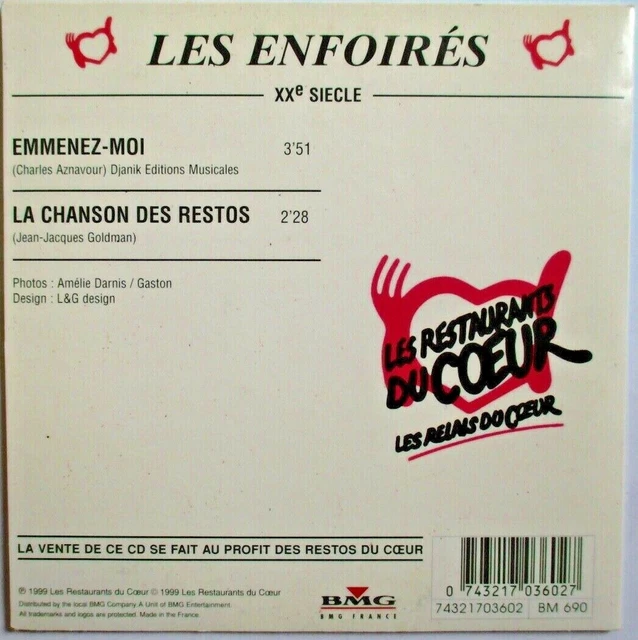 PATRICK BRUEL - Elsa Lunghini - Liane Foly - Garou - Cd Single "Emmenez ...