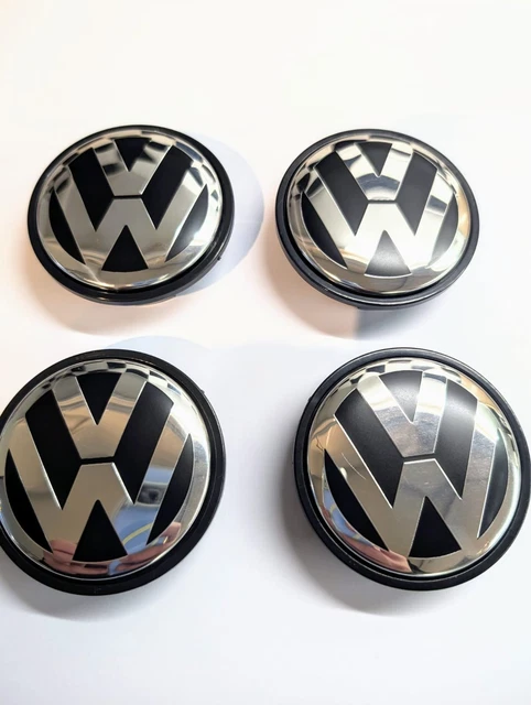 SET 4X VW Volkswagen 56mm Alloy Wheel Centre Cap Golf Polo IJ0601171 £ ...