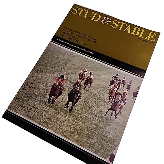 STUD & STABLE Magazine V16 N8 August 1977 Horse Horseracing Mag Book £ ...