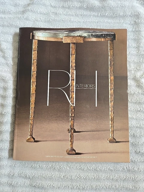RESTORATION HARDWARE. FALL 2025 RH Interiors HUGE CATALOG DESIGNER HOME ...